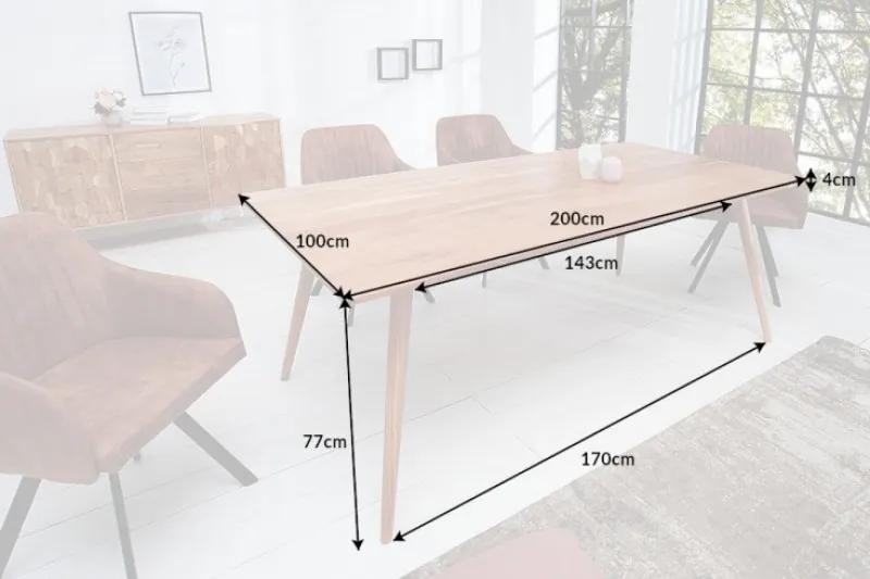 Jídelní stůl Mystic Living 200cm akát / 38419