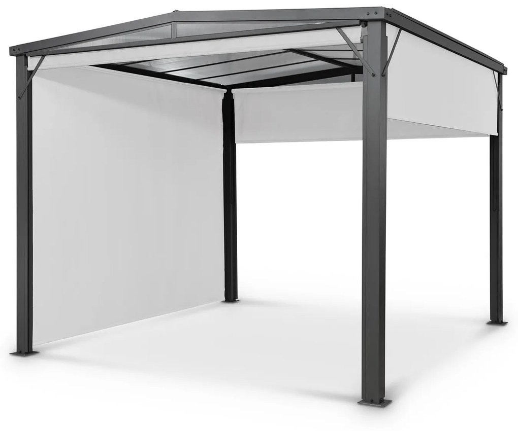 Pantheon Cortina Solid Sky, pergola, přístřešek, 3 × 3 m, polykarbonát