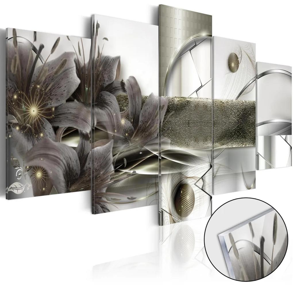 Obraz na akrylátovém skle - Space's Flowers [Glass] - 200x100