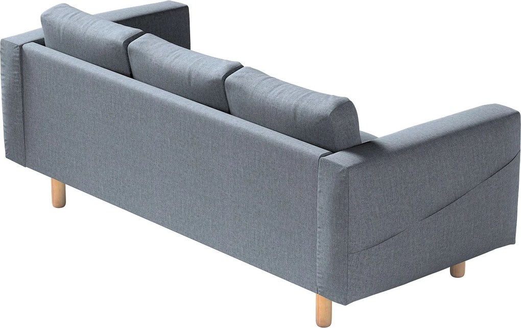 Potah na pohovku IKEA Norsborg 3-místná barva šedá látka pletený vzor