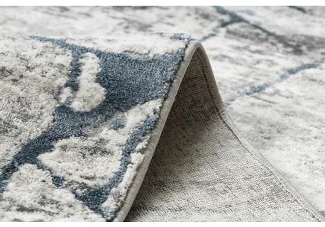 Moderní koberec TULS strukturální, střapce 51320 Mramor slonová kost velikost 240x330 cm | krásné koberce cz