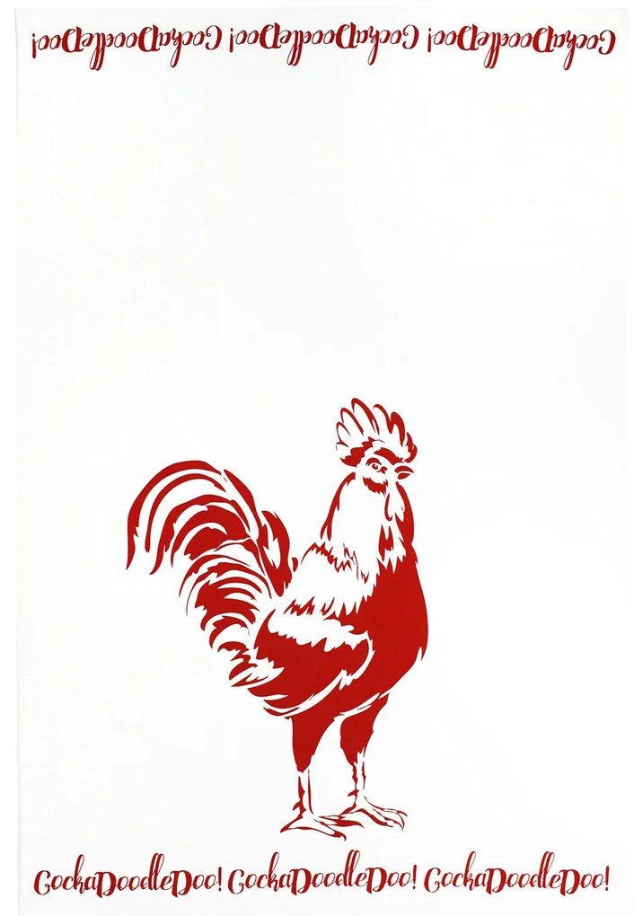 MÜkitchen Kuchyňská utěrka/ručník MÜincotton® red rooster