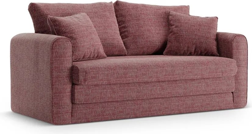 Tmavě růžová rozkládací pohovka 158 cm Lido – Micadoni