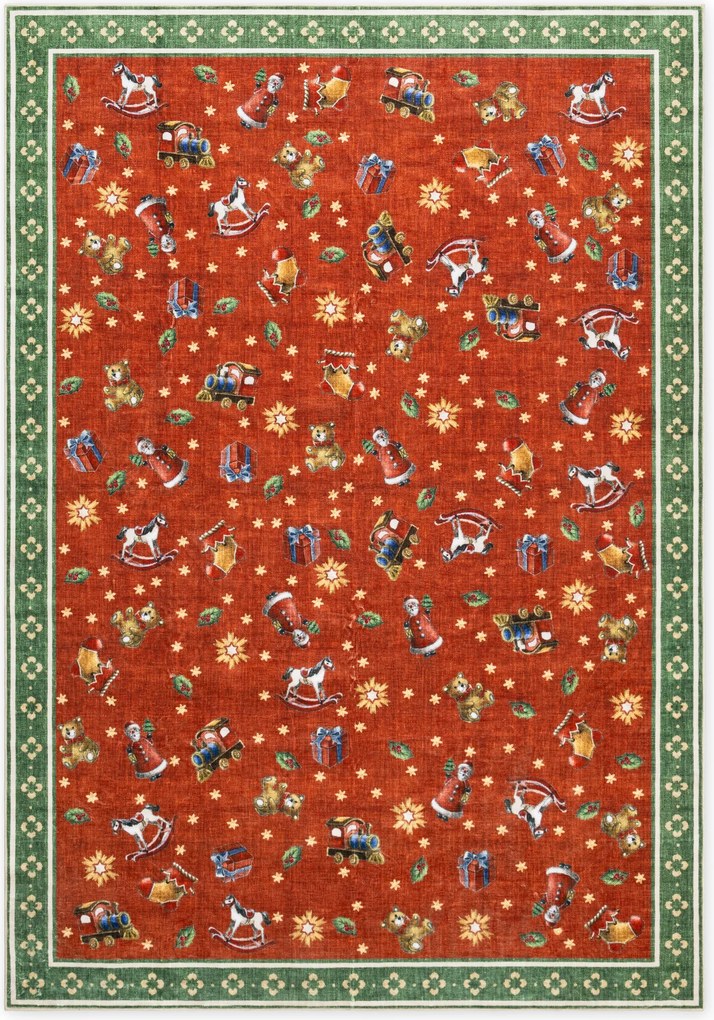 Villeroy & Boch Kusový koberec Toy's delight 106499 Red Green, 160x230, červená, obývací pokoj