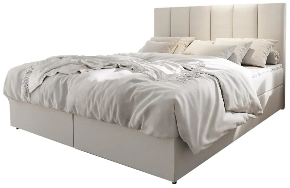 Čalouněná postel boxspring MERIL, 160x200, soft 17