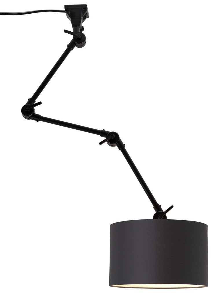 Nástěnná lampa Amsterdam 3220, L barva stínidla: dark grey (DG)