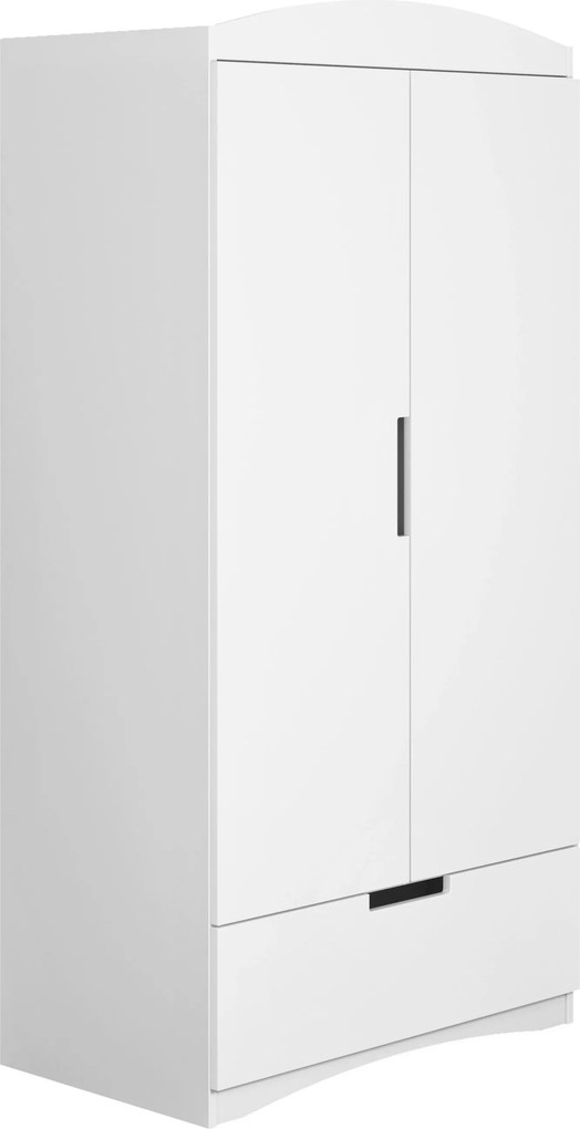 XXXLutz DĚTSKÁ ŠATNÍ SKŘÍŇ bílá, 90/183,5/52 cm MID.YOU - Pokoje pro miminka sestavy - 002142000104