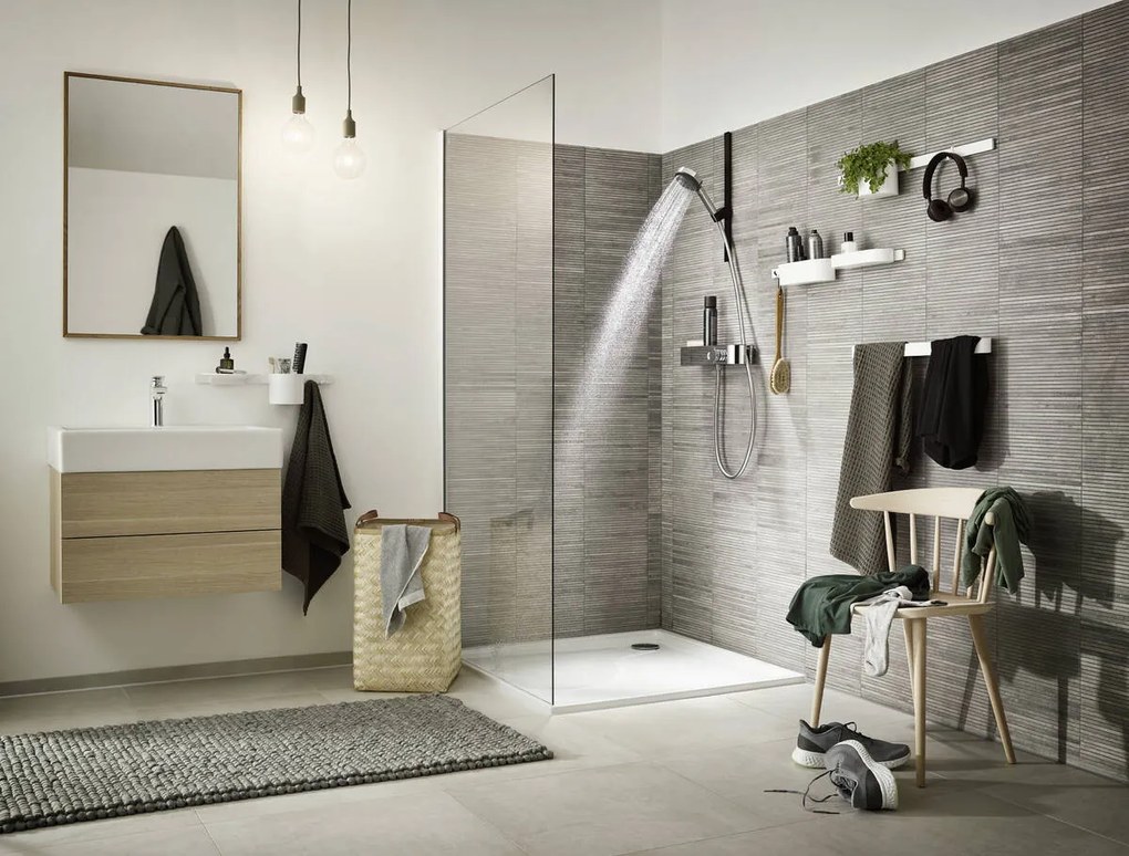 Hansgrohe Pulsify Select S, ruční sprcha 105 3jet Activation EcoSmart, chromová, HAN-24101000
