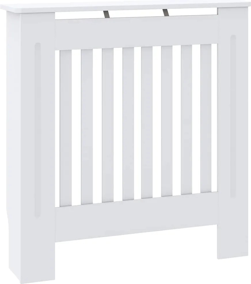 Kryt radiátoru 2 ks Bílá 78 x 19 x 81,5 cm Kompozitní dřevo 3403241