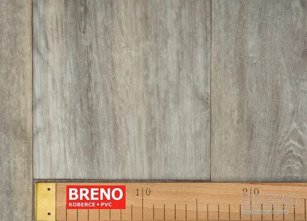 Breno PVC SUPERTEX Tundra 592 – tmavší šedé dřevo, šíře 400 cm