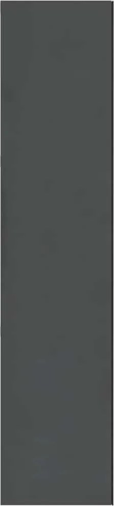 Koupelnová skříňka se zrcadlem 60 x 15 x 75 cm MDF zářivě šedá 331526