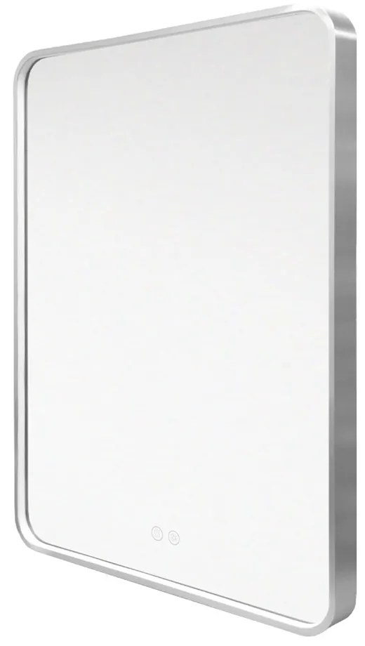 Mereo zrcadlo hranaté 60 x 80 cm LED osvětlení CN171S