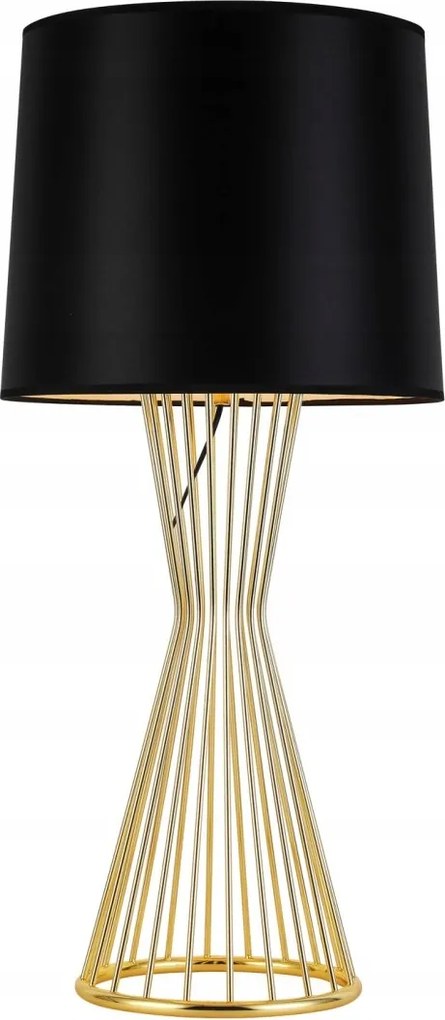 Stolní lampa Filo Table černo-zlatá 85 cm