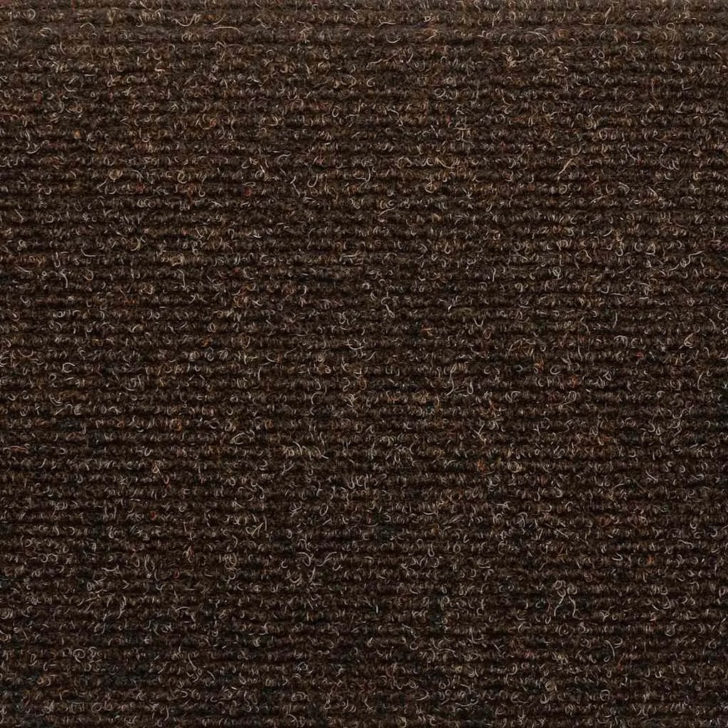 Schodové rohože samolepicí 30 ks 65 x 21 x 4 cm hnědé, půlkulaté, velké 3365662