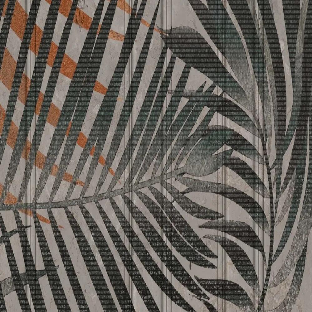 Ozdobný paraván, Tanec listů - 145x170 cm, čtyřdílný, obustranný paraván 360°