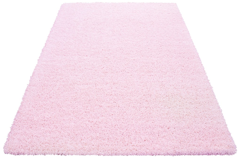 Ayyildiz, Kusový koberec Life Shaggy 1500 pink, 240x340, růžová, ložnice