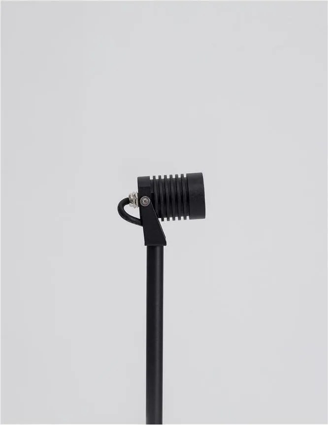 NV 9271433 Venkovní sloupkové svítidlo FEND černý hliník a sklo LED 5W 3000K 100-240V 21st. IP65 - NOVA LUCE