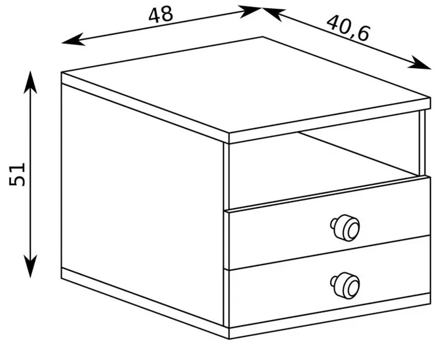 Ložnice CALI | 4 díly | artisan