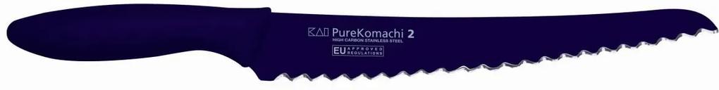 KAI Pure Komachi 2 - Nůž na pečivo délka ostří 21 cm