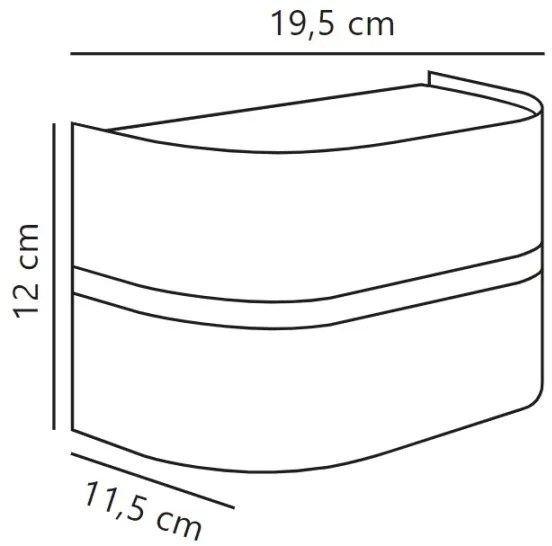 Nordlux - Venkovní nástěnné svítidlo SIBELIS 1xE27/10W/230V IP44 antracit