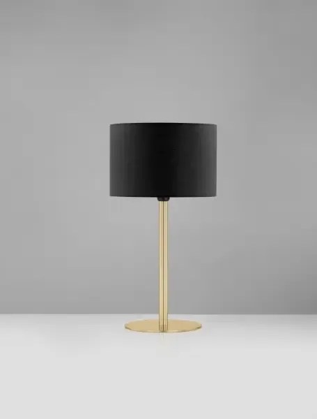 LED černo-zlatá stolní lampa Sibnia