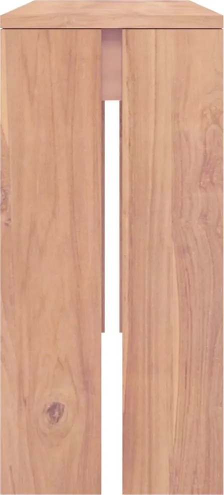 vidaXL Konzolový stolek 110 x 35 x 75 cm masivní teakové dřevo [287891]