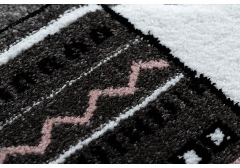 Dywany Łuszczów Dětský kusový koberec Petit Lama grey kruh ROZMĚR: 140x140 (průměr) kruh