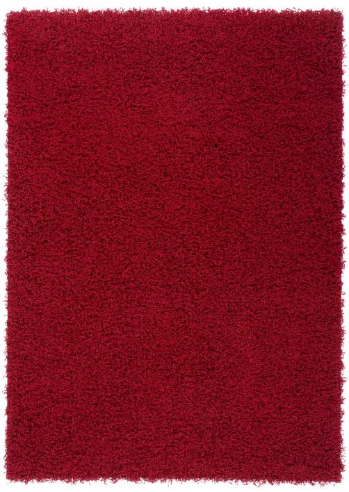 Hans Home | Kusový koberec FUNKY 300 BORDEAUX, červená - 60x110
