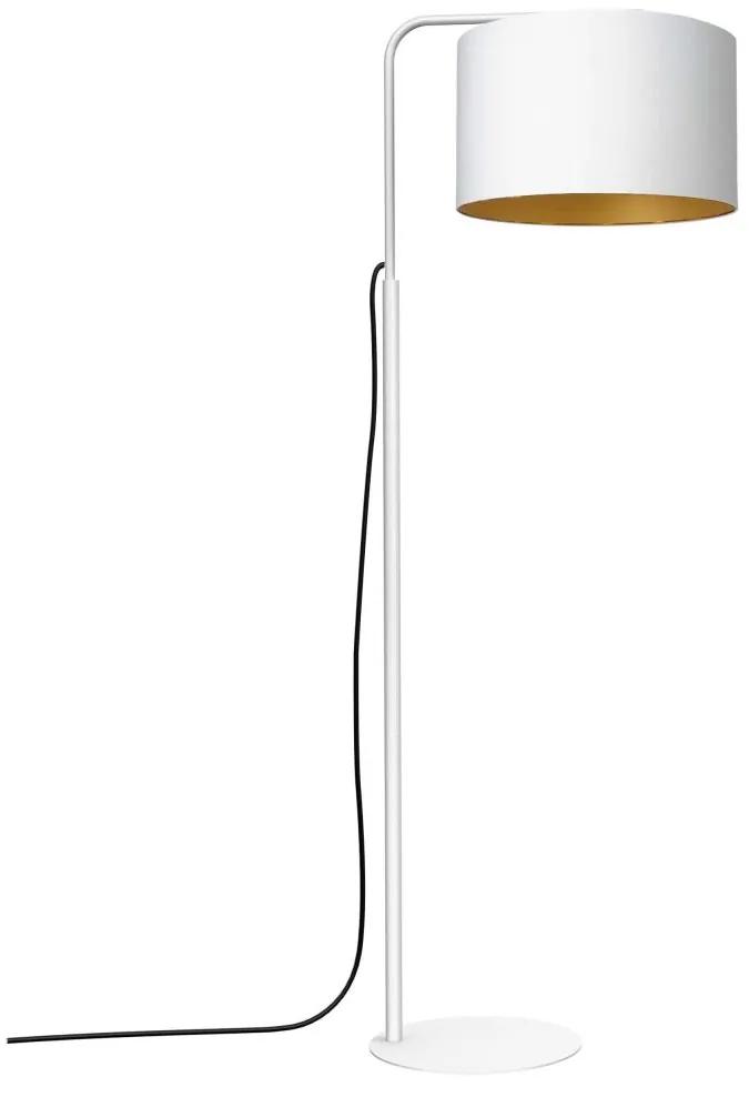 Luminex | Stojací lampa ARDEN 1xE27/60W/230V bílá/zlatá | LU3454
