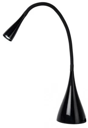 LUCIDE ZOZY Desk Lamp LED 3W 3000K H48cm Black, stolní lampa
