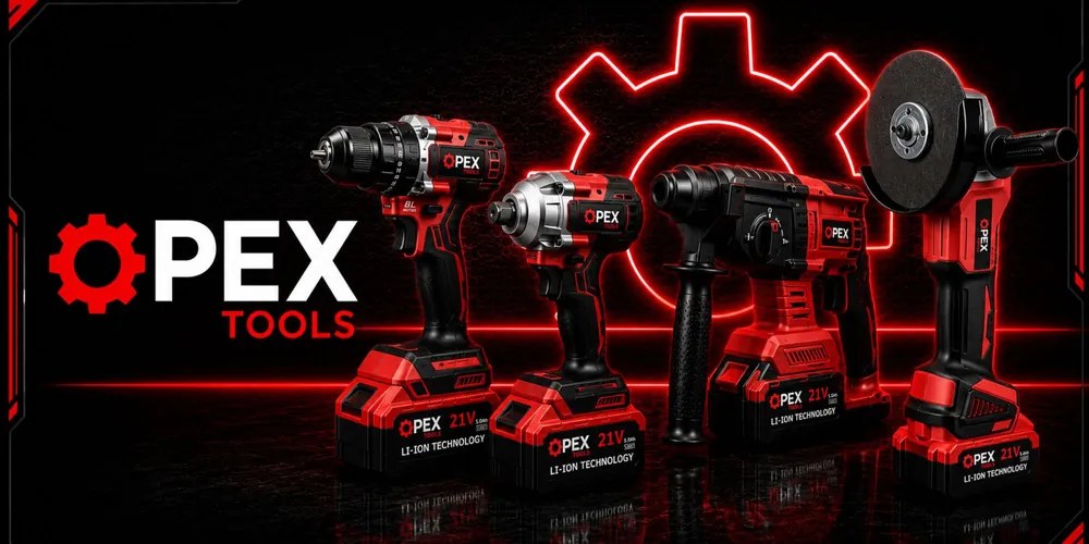 OPEX TOOLS Sada 2 v 1: vrták a šroubovák + akumulátový rázový klíč, 2x aku 21 v, 3 ah