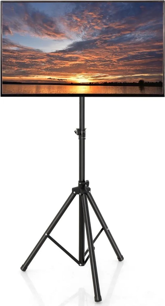 Costway Výškově nastavitelný televizní stojan pro 21–47 palcové plazmové/LCD/LED