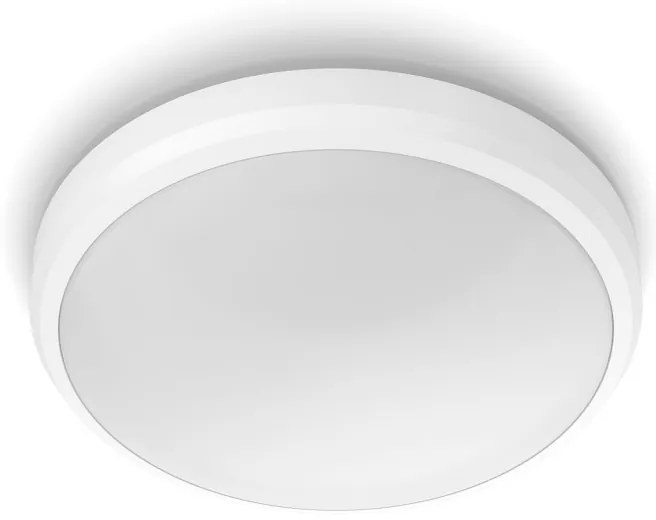 Philips doris cl257 led koupelnové stropní svítidlo 1x6w | 600lm | 2700k | ip44 - ochrana eyecomfort, bílá