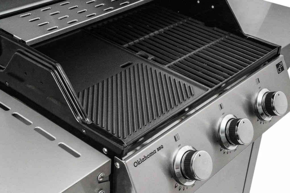 Plynový gril G21 Oklahoma BBQ Premium Line 3 hořáky + zdarma redukční ventil (6390310)