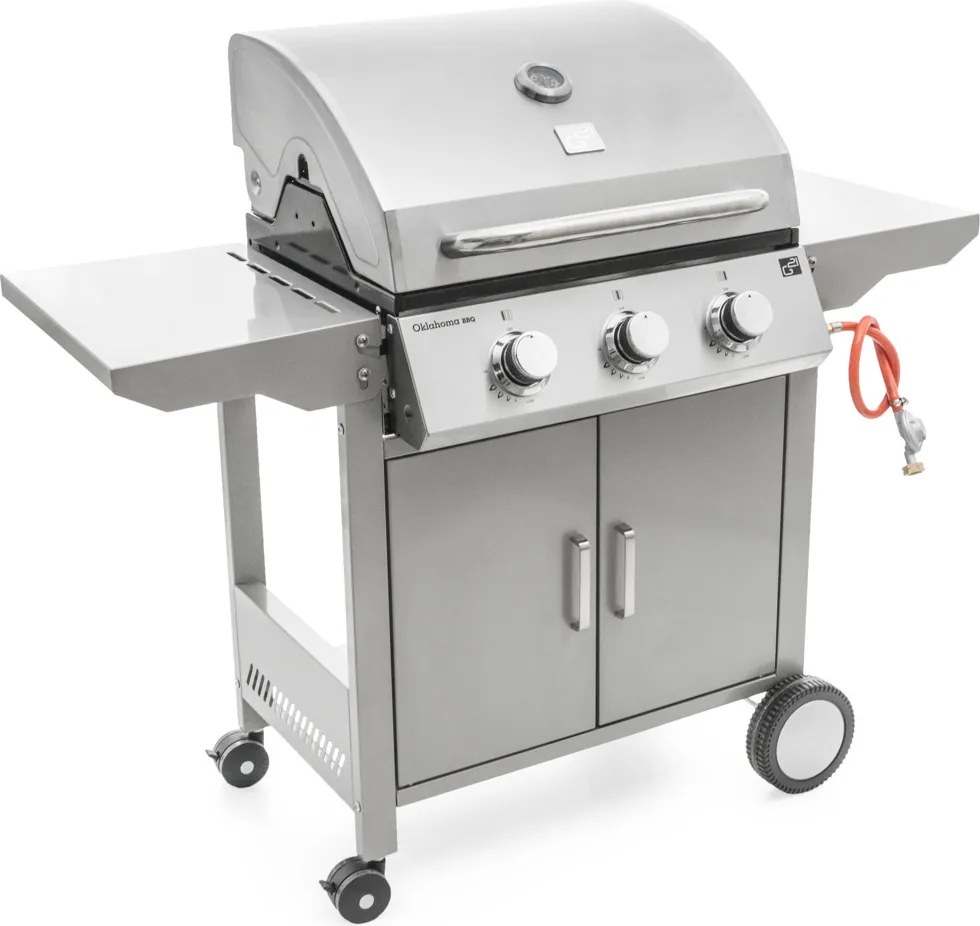 Plynový gril G21 Oklahoma BBQ Premium Line 3 hořáky + zdarma redukční ventil (6390310)