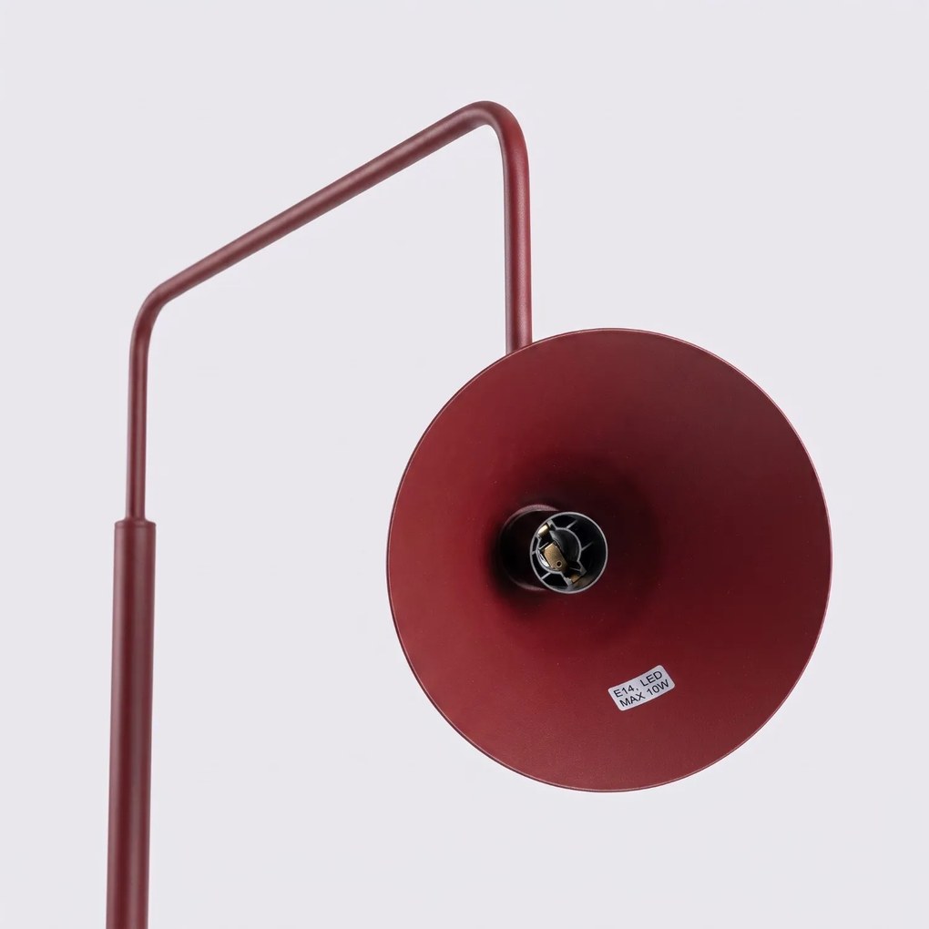 Sollux Lighting Stojací lampa NOX bordó