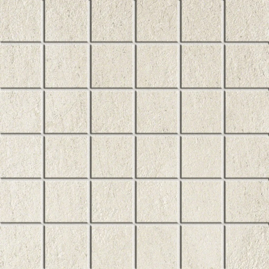 Mozaika Dom Stone Fusion milk 30x30 cm mat DSFM10