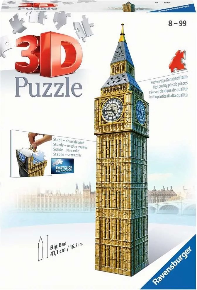 3d puzzle ravensburger 3d big ben