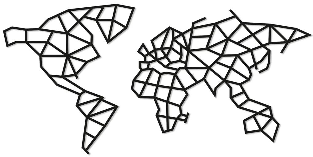 EWA Nástěnné dřevěné puzzle - Mapa světa