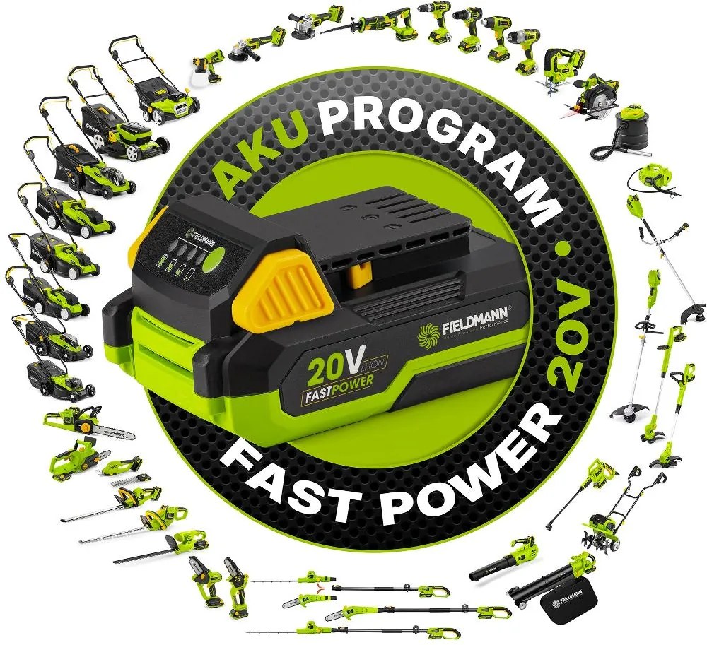 Fieldmann FZR 70465-0 2x20V - akumulátorová sekačka