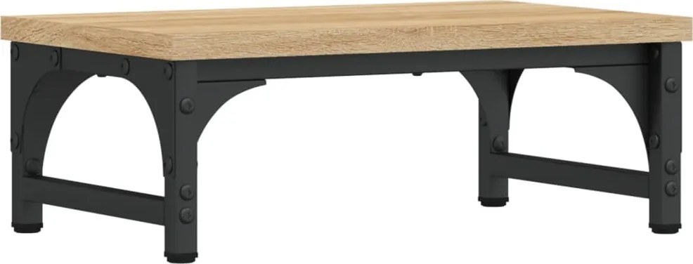 vidaXL Stojan na monitor 37 x 23 x 14 cm kompozitní dřevo [833998] Barva: šedá sonoma