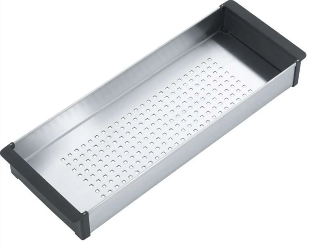 Franke - Odkapávací miska pro dřezy, 159x429x54 mm, nerez/plast 112.0394.981