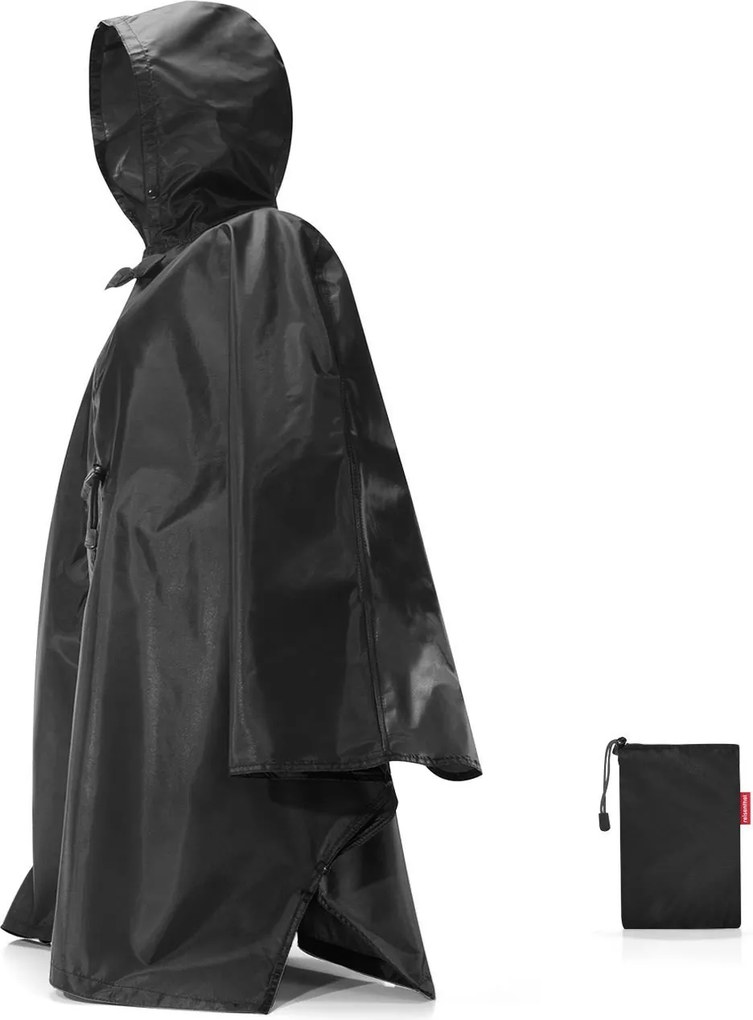 Skládací pláštěnka Reisenthel Mini Maxi Poncho black