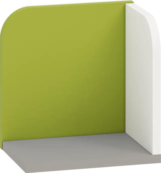 MebloLux Rohová polička IQ 16 Barva nábytku: Zelená