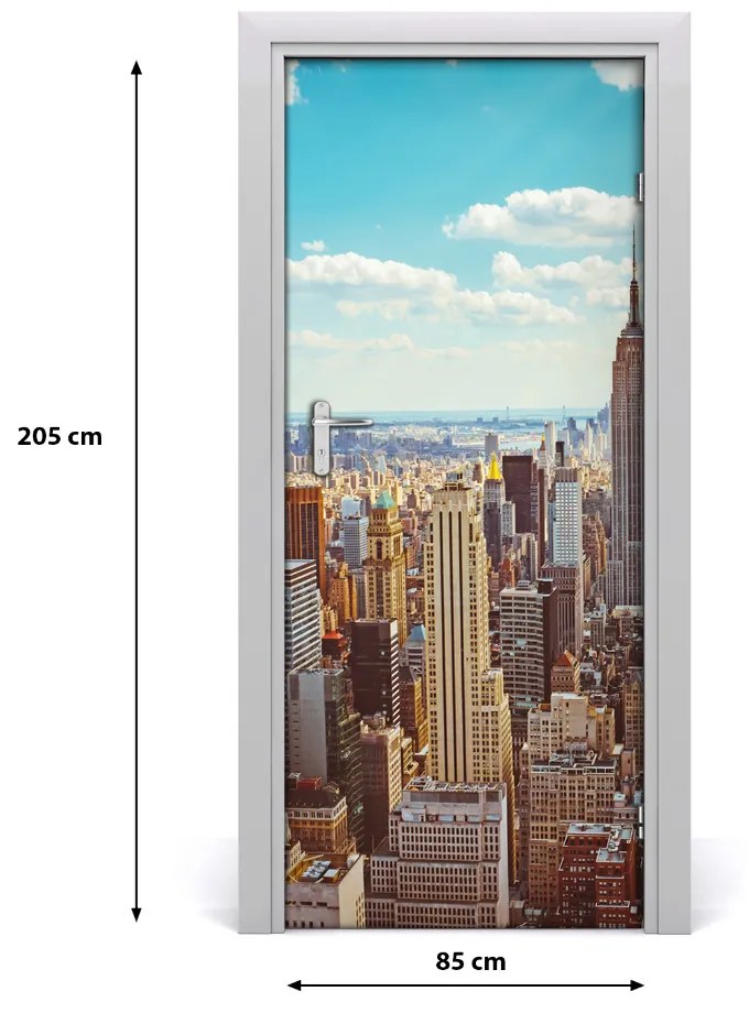 Fototapeta samolepící dveře New York 85x205 cm