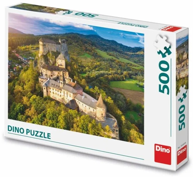 Dino Puzzle Oravský hrad, Slovensko 47x33cm 500dílků