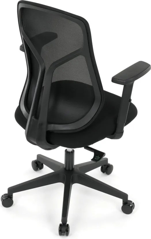 Kancelářská židle KA-S2173 BK, synchronní mechanismus, černá síťovina (67 x 60) cm