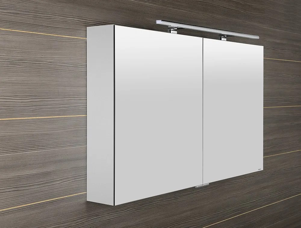 Sapho Sapho, MIRRÓ galerka s LED osvětlením, 60x70x16cm, levá/pravá, bílá, MC060-0030