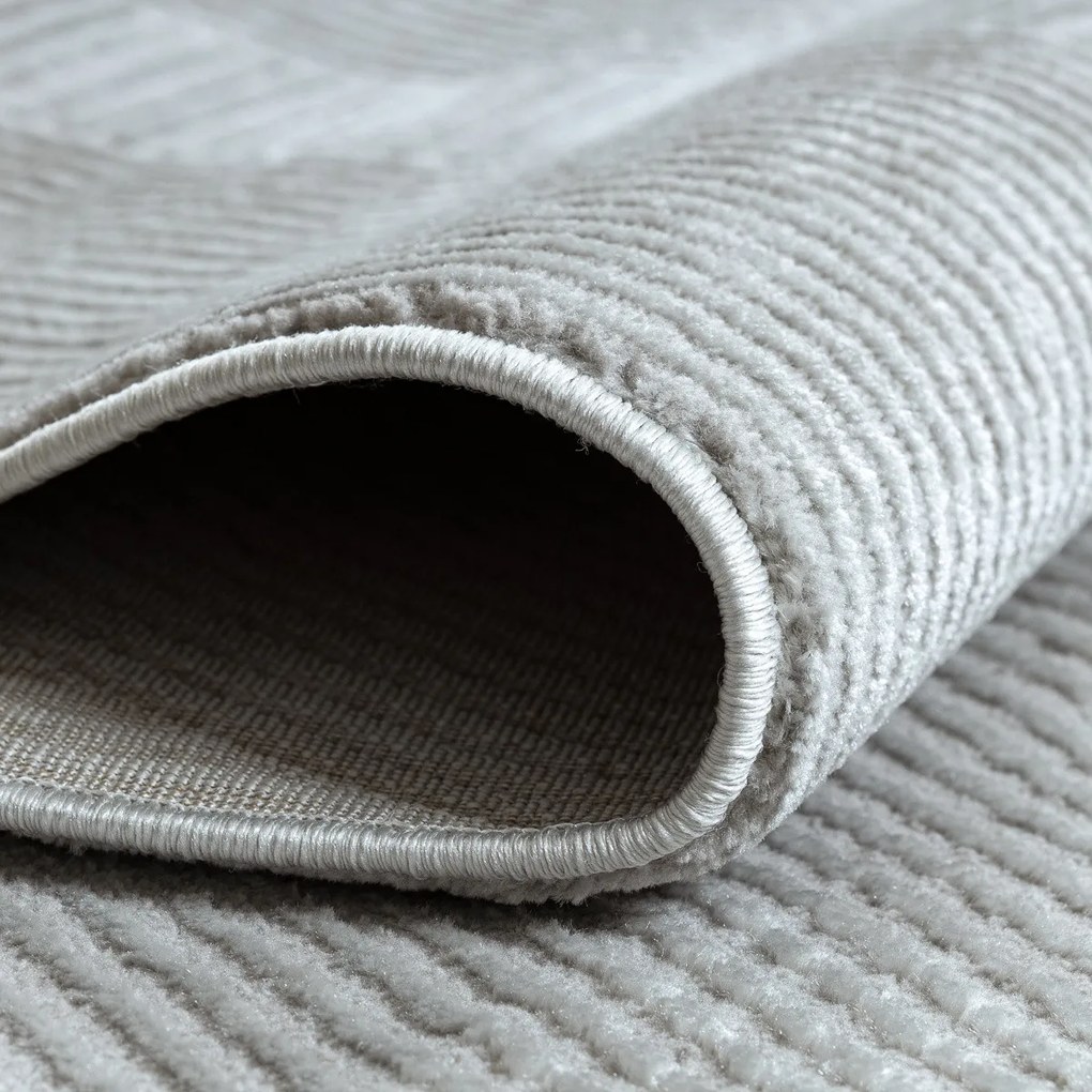 Dywany Łuszczów, Kusový koberec Balance 9086 grey, 140x190, šedá, ložnice