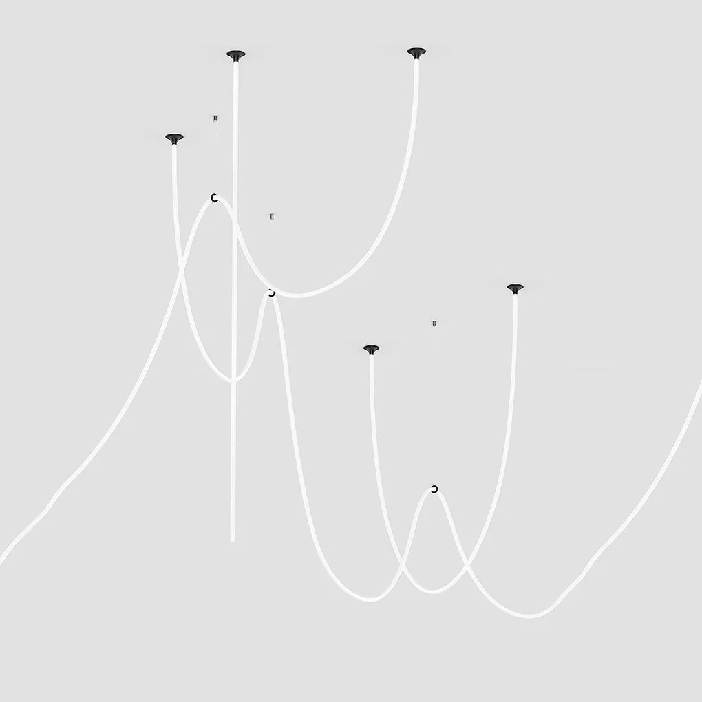 Světelná džungle Jane  - světelná džungle Délka: 4000 mm, Stmívání: Stmívání DALI, Teplota chromatičnosti: 3000 Kelvinů